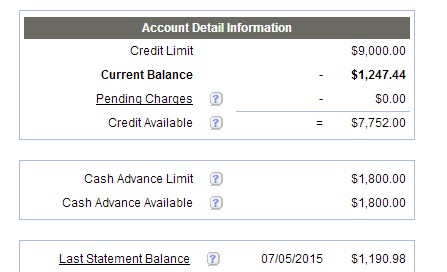 請問Capital One賬單中的Current Balance是什麼意思？ | 生活互助 | 論壇